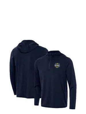 ANTIGUA Michigan Wolverines 2026 Ncaa Basketball National Champions Quarter-zip Hoodie - Navy