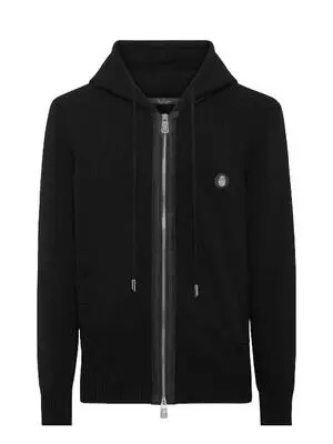 BILLIONAIRE Knit Hoodie - Black