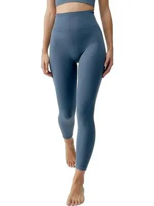 BORN LIVING YOGA Nina Seamless 7/8 Sports Legging - Slate