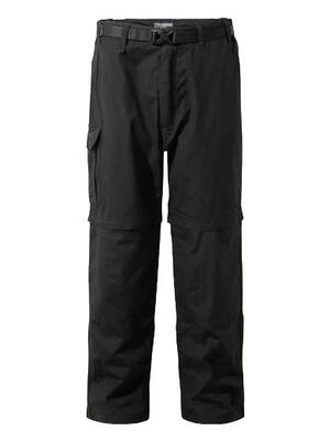 CRAGHOPPERS Kiwi Peached Convertible Pants - Black