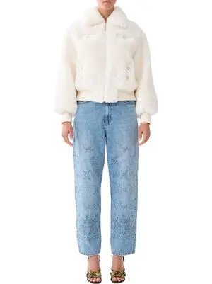 Camilla Faux Fur Bomber Jacket - Midsummer Masterpiece