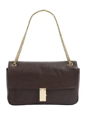 TOM FORD Mia Chain Shoulder Bag - Espresso