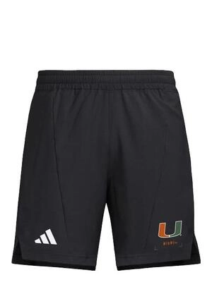Adidas Miami Hurricanes D4t Shorts By - Black