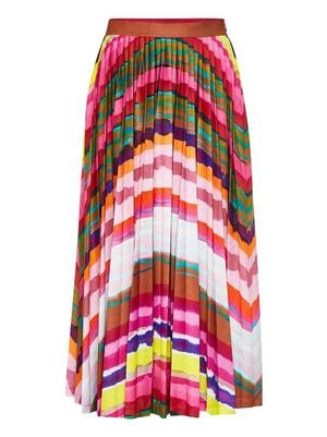 MAISON COMMON Pleated Jersey Skirt - Multicolour