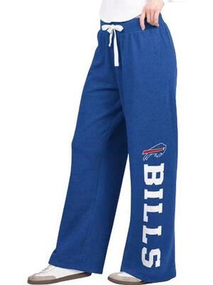 STARTER Buffalo Bills Field Wide Leg Sweatpants - Royal