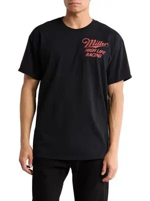 Junk Food Miller High Life Graphic T-shirt - Black