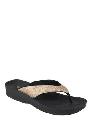 AEROTHOTIC AEROTHOTIC Platform Flip Flop Brown