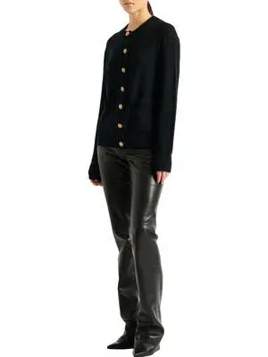 Balmain Knit Cardigan - Black