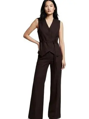 Anatomie Solstice Ponte Wide Leg Pant - Espresso