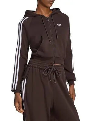 ADIDAS ORIGINALS Gfx Zip Cropped Track Jacket - Auroracoffee