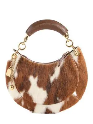 Chloé Genuine Calf Hair Hobo Bag - Chocolate