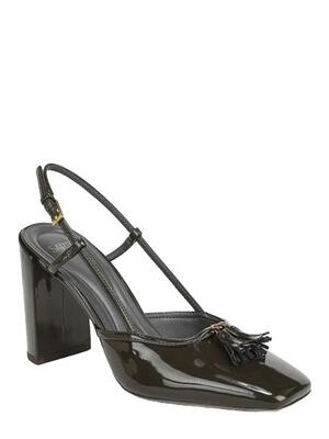 Franco Sarto SARTO By Franco Sarto Gaila Patent Leather Slingback Pumps Green