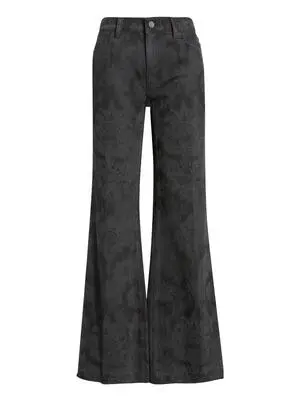 KOBI HALPERIN KOBI HALPERIN Zane Damask High Waist Bootcut Jeans