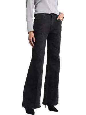 Kobi Halperin Zane Damask High Waist Bootcut Jeans - Black Multi