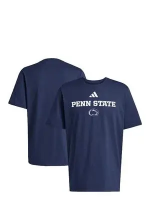 Adidas Penn State Nittany Lions Wordmark Cotton T-shirt - Navy