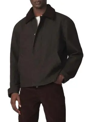 JOE'SJEANS Joe's Canvas Utility Jacket With Faux-Shearling Collar