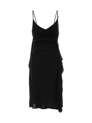 Versace Jersey Dress - Black