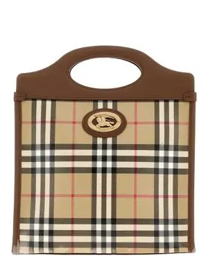 Burberry Coated Canvas Mini Pocket Handbag - Multicolor