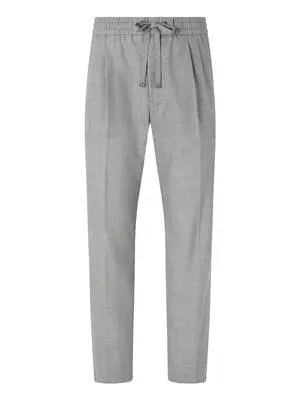 Dolce & Gabbana Dolce&Gabbana Sartoriale Wool Pleated Trousers Gray
