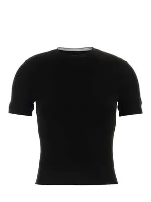 MAISON MARGIELA Jersey Top - Black