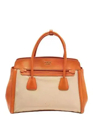 PRADA Prada Canapa Saffiano Lux Tote Bag
