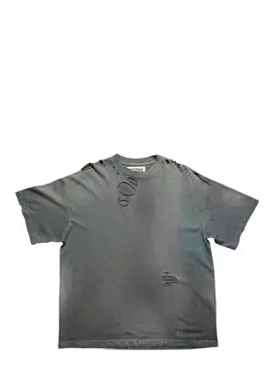 SATOSHI NAKAMOTO Wabi Sabi Distressed T-shirt - Grey