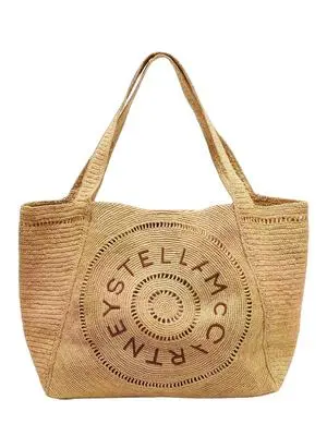 STELLA MCCARTNEY Stella McCartney Crochet Raffia Tote Bag