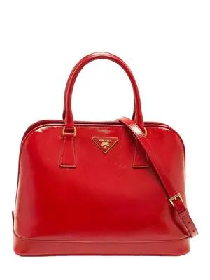 Prada Open Promenade Tote Bag - Red