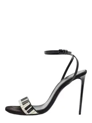 SAINT LAURENT Saint Laurent Abbey Piano Ankle Strap Sandals