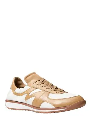 Michael Kors Colt Nylon And Mesh Trainers - Brown