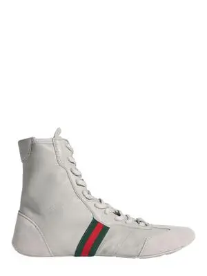 Gucci Gucci Flex High-Top Sneakers Grey
