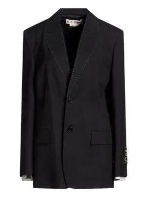 Marni Single-breasted Wool Blazer - Black