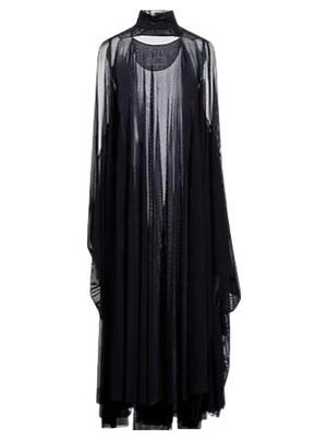 MAISON MARGIELA Tulle Turtleneck Dress - Black