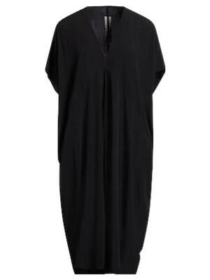Rick Owens Solidcolor Loose Long Dress - Black