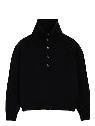 AMI Paris Ribbed High Neck Pullover - Multicolor
