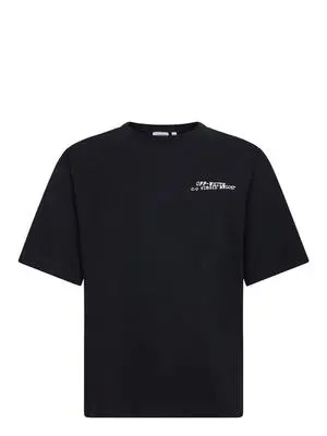 Off-White Black Cotton Jersey Type Arrow Skate T-shirt - Multicolor