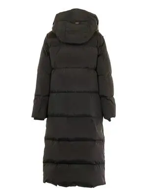 Woolrich Padded Hooded Coat - Black