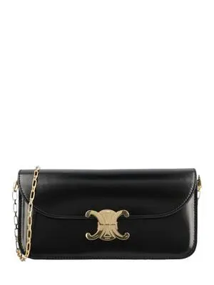 Celine Triomphe Chain Small Leather Shoulder Bag - Multicolor