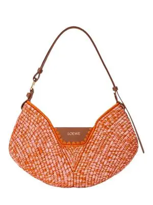 Loewe Swing Medium Raffia Shoulder Bag - Multicolor