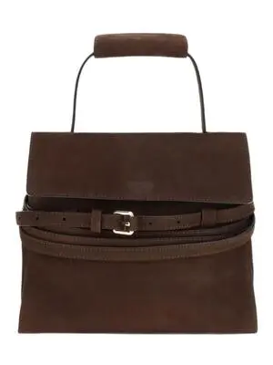 Moschino Tie Detailed Leather Handbag - Multicolor