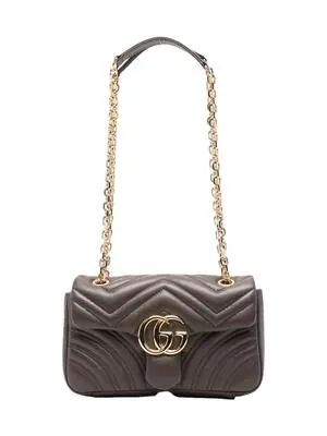 GUCCI GUCCI GG Marmont Small Leather Shoulder Bag
