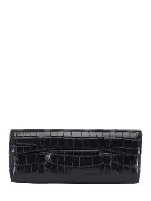 TOTEME Crocodile-embossed Leather Clutch - Multicolor