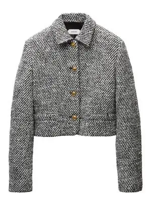 Versace Bouclé Wool Jacket - Multicolor
