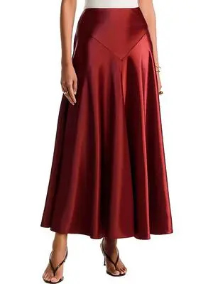 Bardot Toni Full Maxi Skirt - Rust