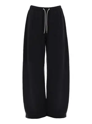 Alexander Wang Mid-waist Cotton Jogger Pants - Black
