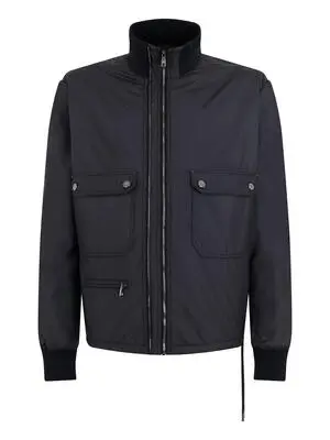 DOLCE & GABBANA DOLCE & GABBANA Zip-Front Bomber Jacket With High Collar