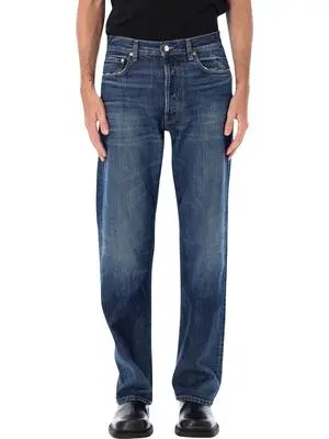 HAIKURE Straight-leg Jeans With Washed Finish - Blu