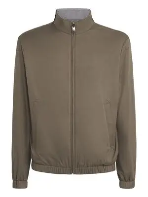 Canali Reversible Hybrid Jacket - Green
