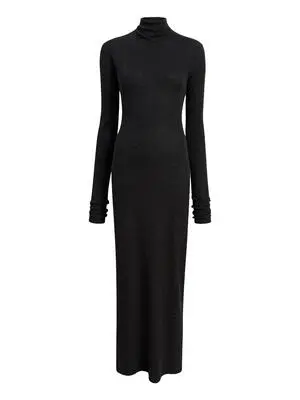 KHAITE Khaite Turtleneck Long Sleeve Dress
