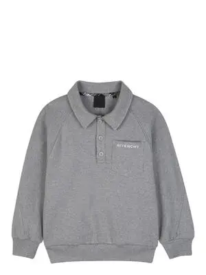 Givenchy Logo-embroidered Pocket Polo Shirt - Grey